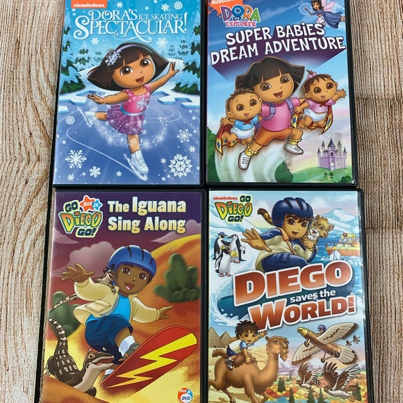 Nickelodeon Media Nick Jr Dora The Explorer Go Diego Go Dvds Bundle